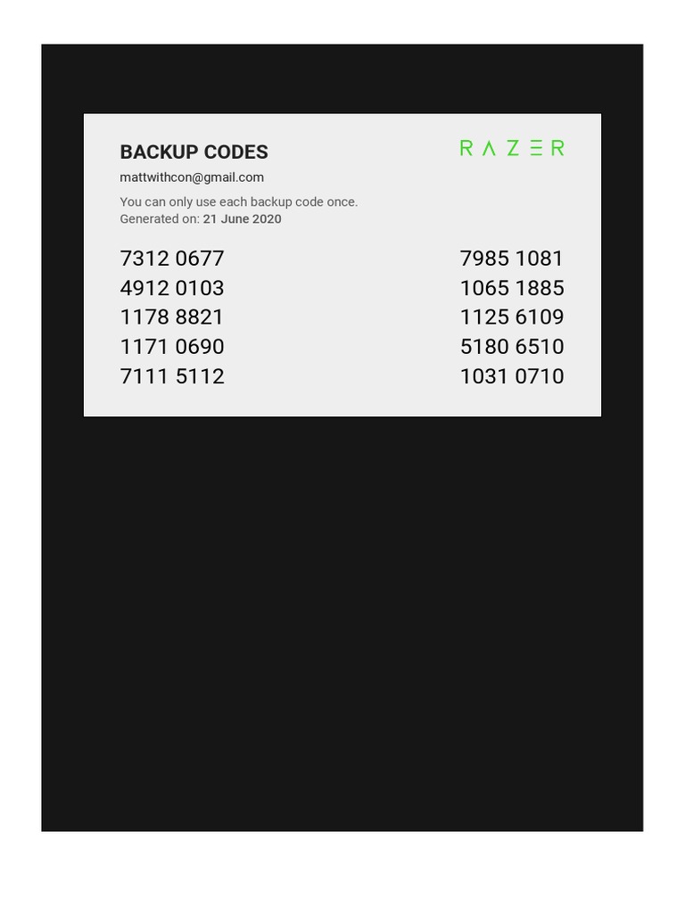 Razer ID 2 | PDF