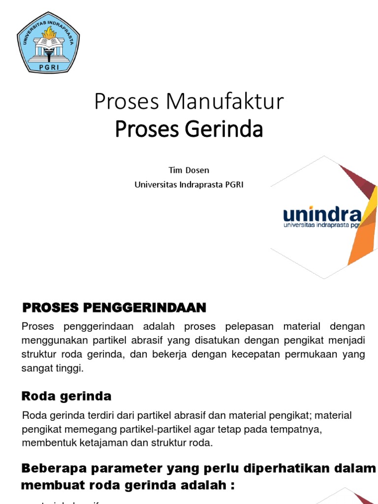 PM-Proses Gerinda | PDF