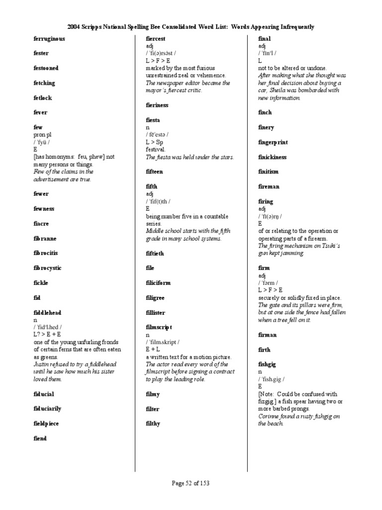 2004cwl Infrequent Pp52-103 | PDF | Grammatical Gender | Clothing