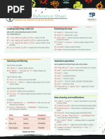 Pandas Cheat Sheet | PDF | Regular Expression | String (Computer Science)