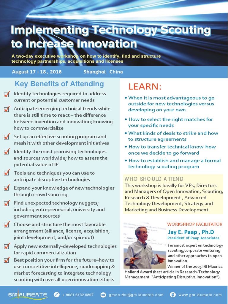 Implementing Technology Scouting To Increase Innovation: Learn | PDF ...