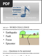 PHIVOLCS Earthquake Intensity Scale | PDF | Earth Sciences | Earthquakes