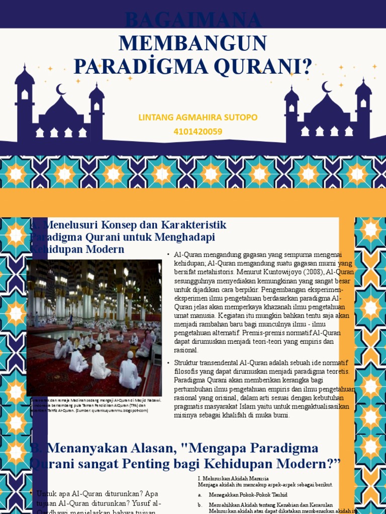 Membangun Paradigma Qurani Modern | PDF
