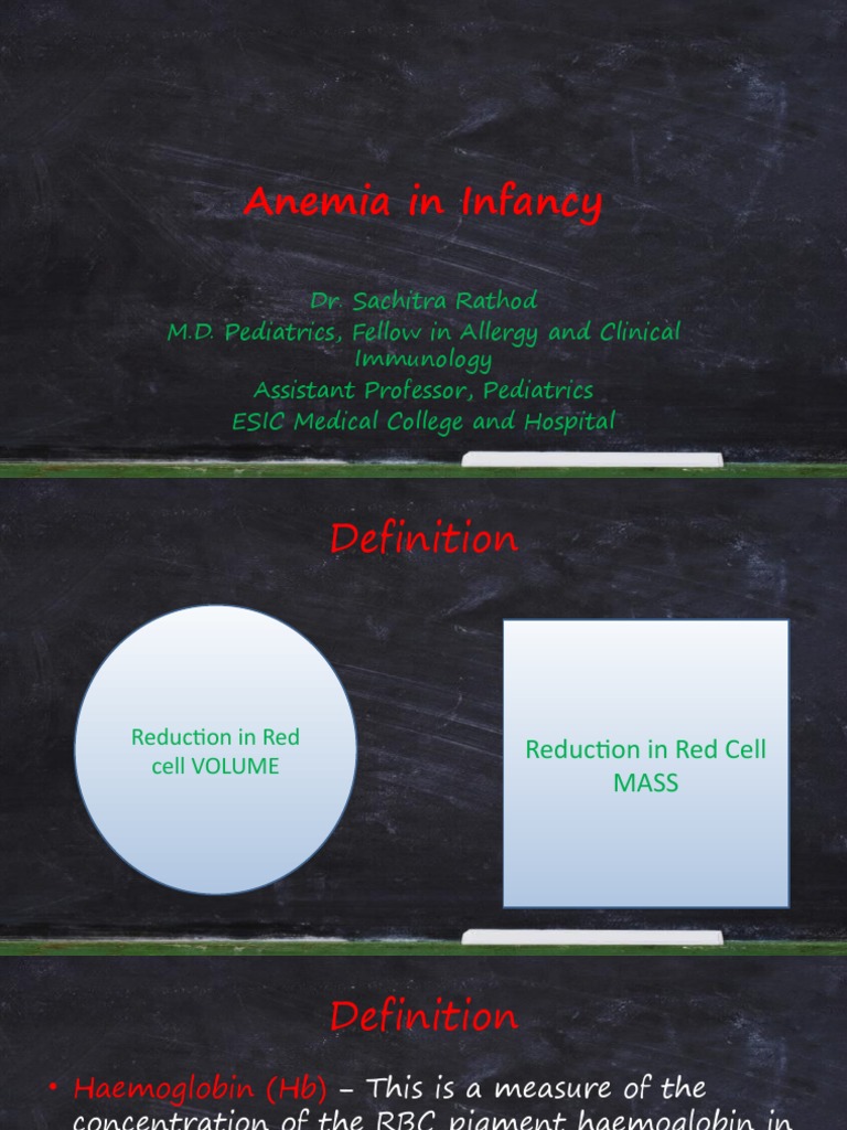 Presentation 1 | PDF | Anemia | Clinical Medicine