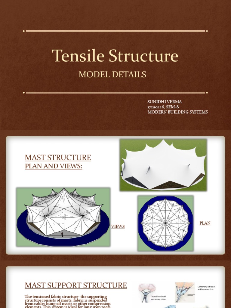 Tensile Structure: Model Details | PDF