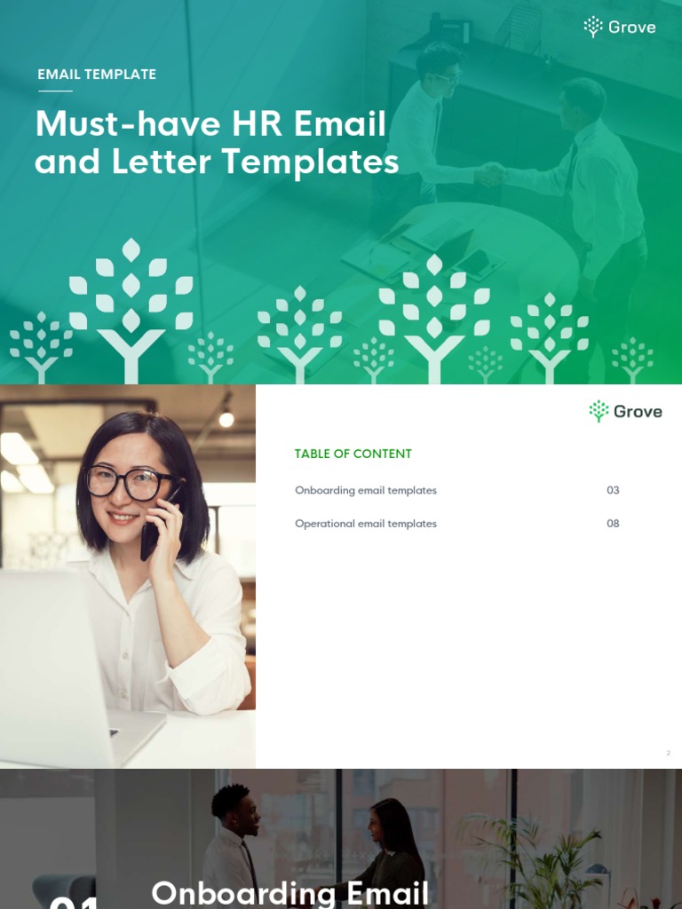 Must-Have HR Email Templates - Compressed | PDF
