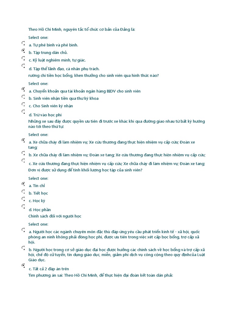 22 Câu Đúng | PDF