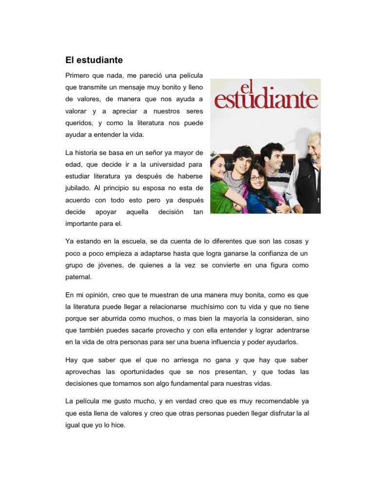 El Estudiante | PDF