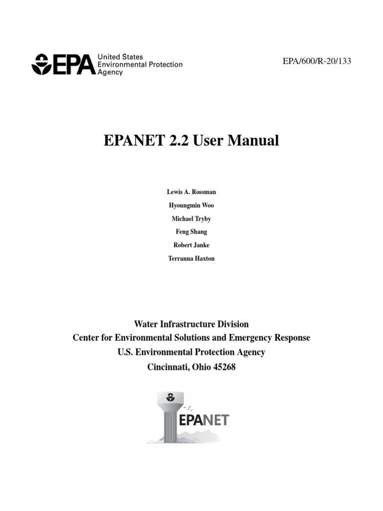 EPANET 2.2 Guide for Engineers | PDF | Computer Science | Computing