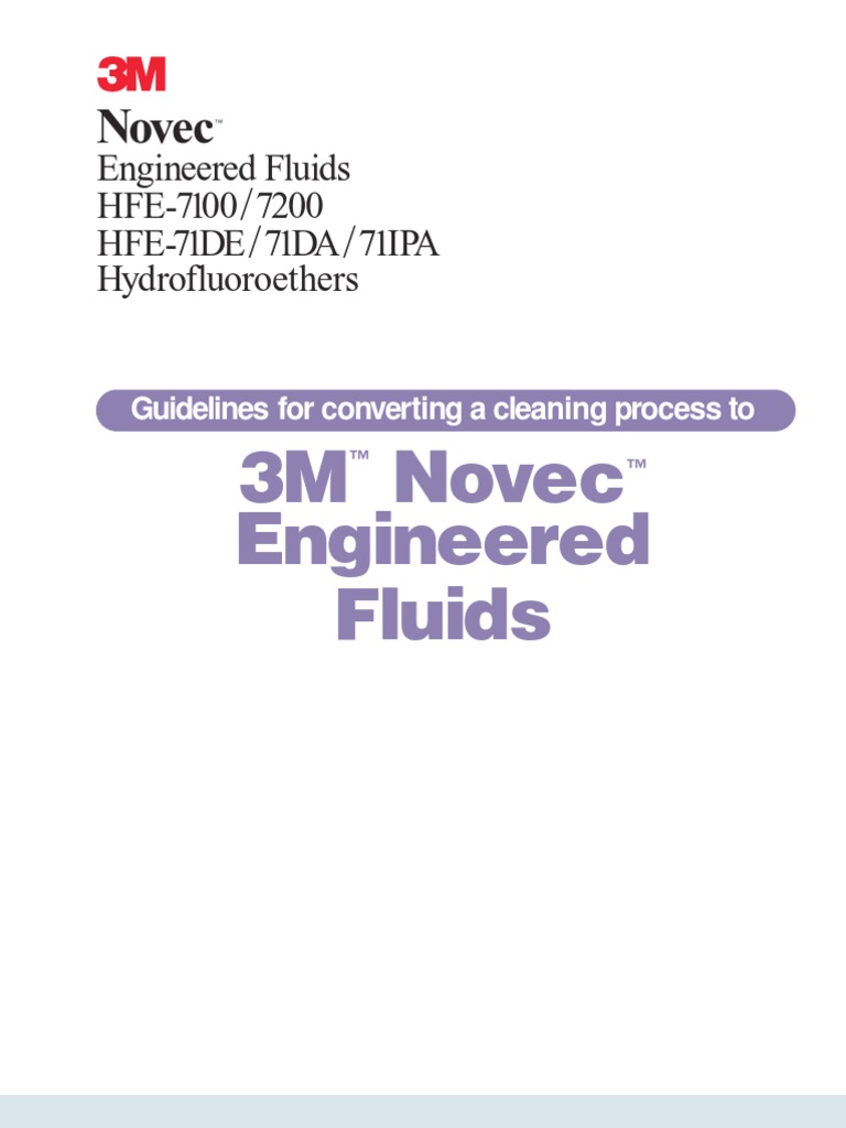 3M Converting To Novec Cleaning | PDF | Hvac | Pipe (Fluid Conveyance)