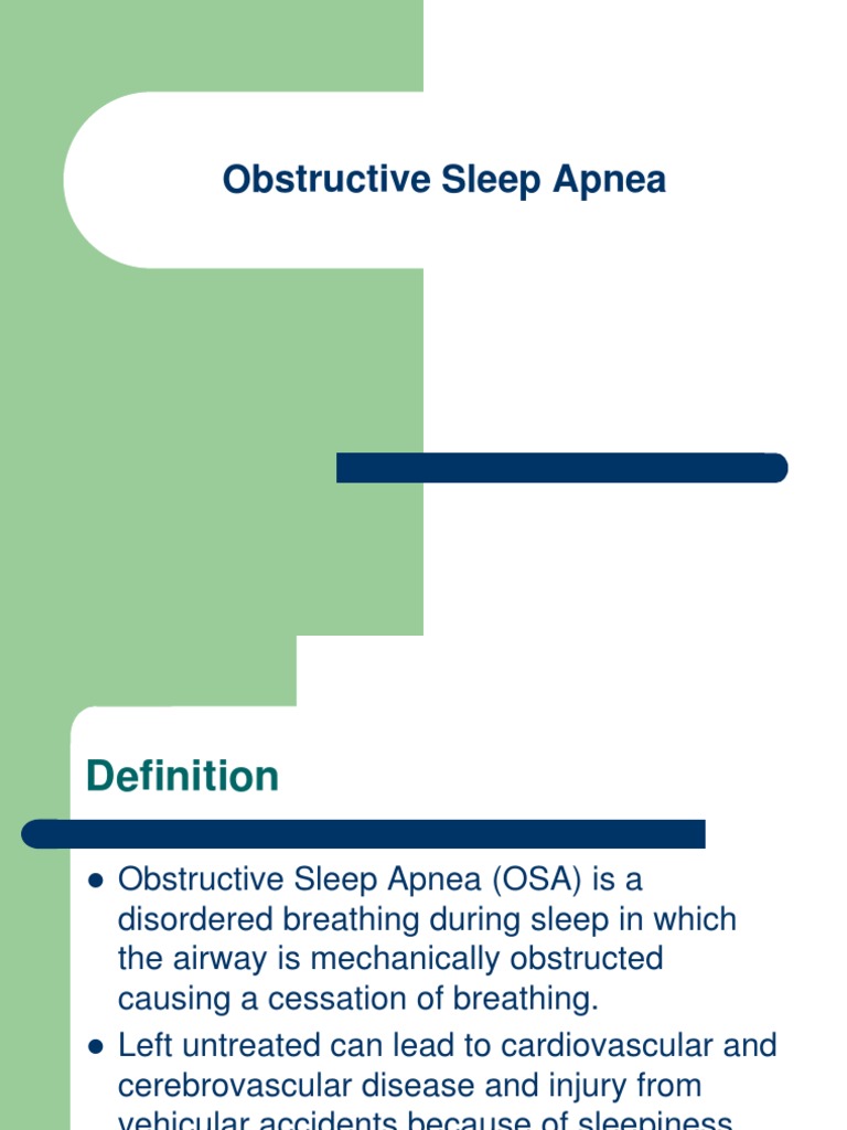 Sleep Apnea | PDF