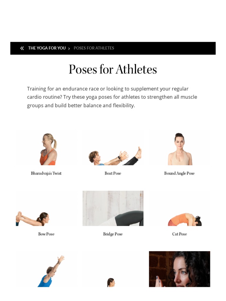 Yoga Poses For Athletes - Yoga For Athletes - Yoga Journal