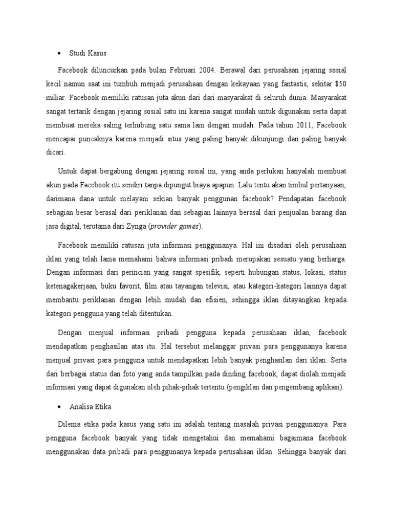 Studi Kasus SIM | PDF