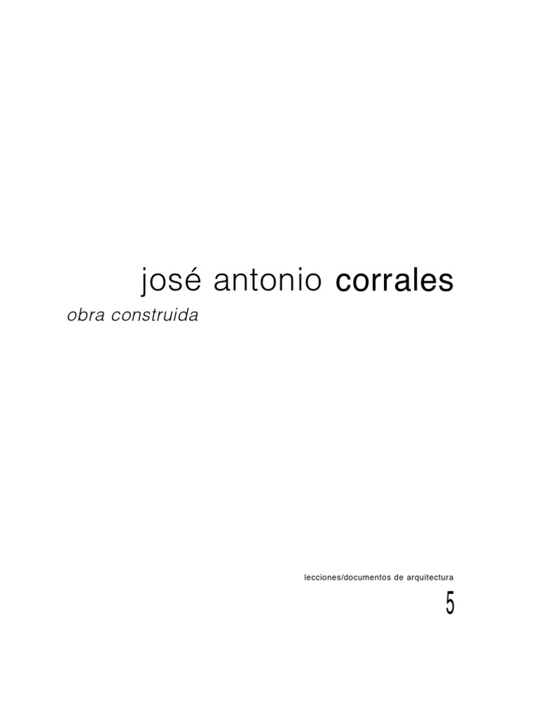 José Antonio Corrales | PDF | Madrid | Ascensor