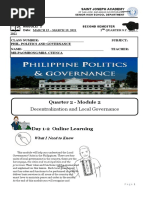 Humanities and Social Sciences (Humss) Grade 11 Grade 12: ST Century ...