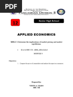 Applied Economics Module 2 | PDF | Monopoly | Supply (Economics)