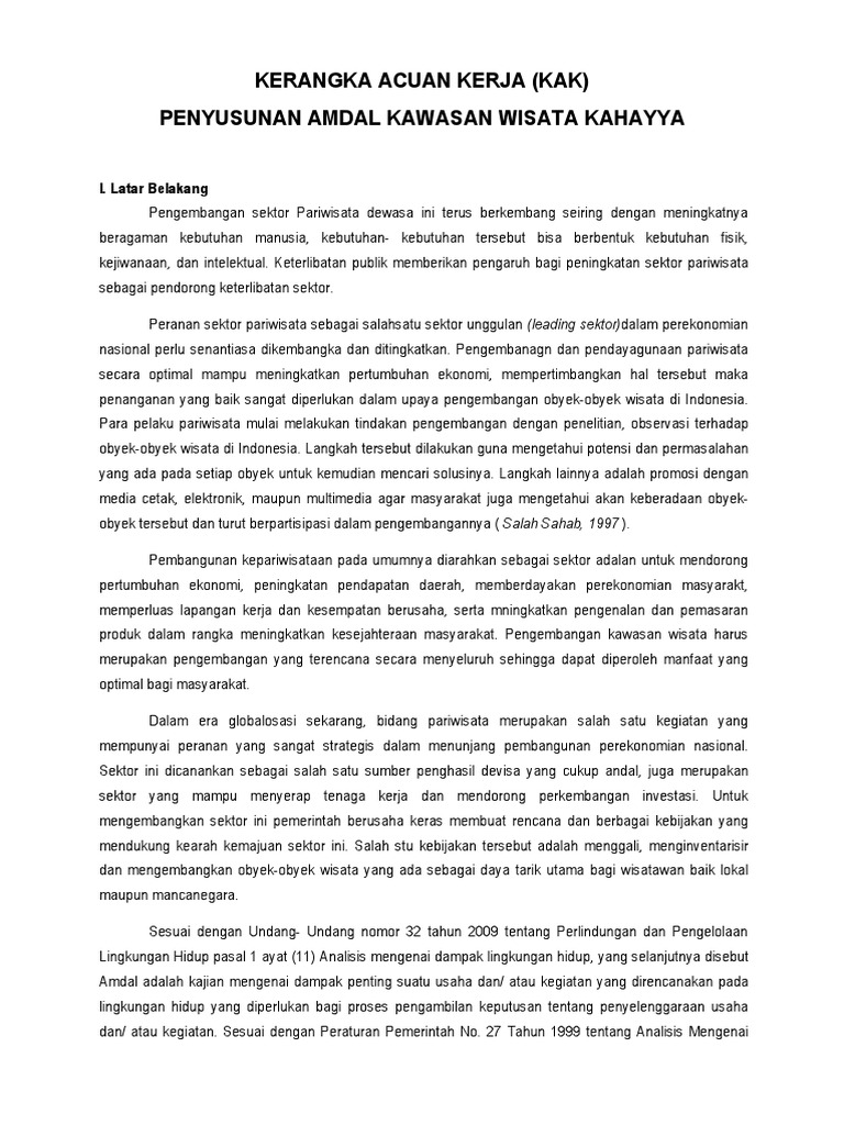 Kak Amdal Kahayya | PDF