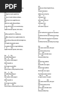 Bulleya Chords and Tabs Guide | PDF | Bollywood | Popular Music