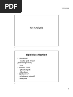Lecture 7 - Fat Analysis | PDF | Lipid | Solvent