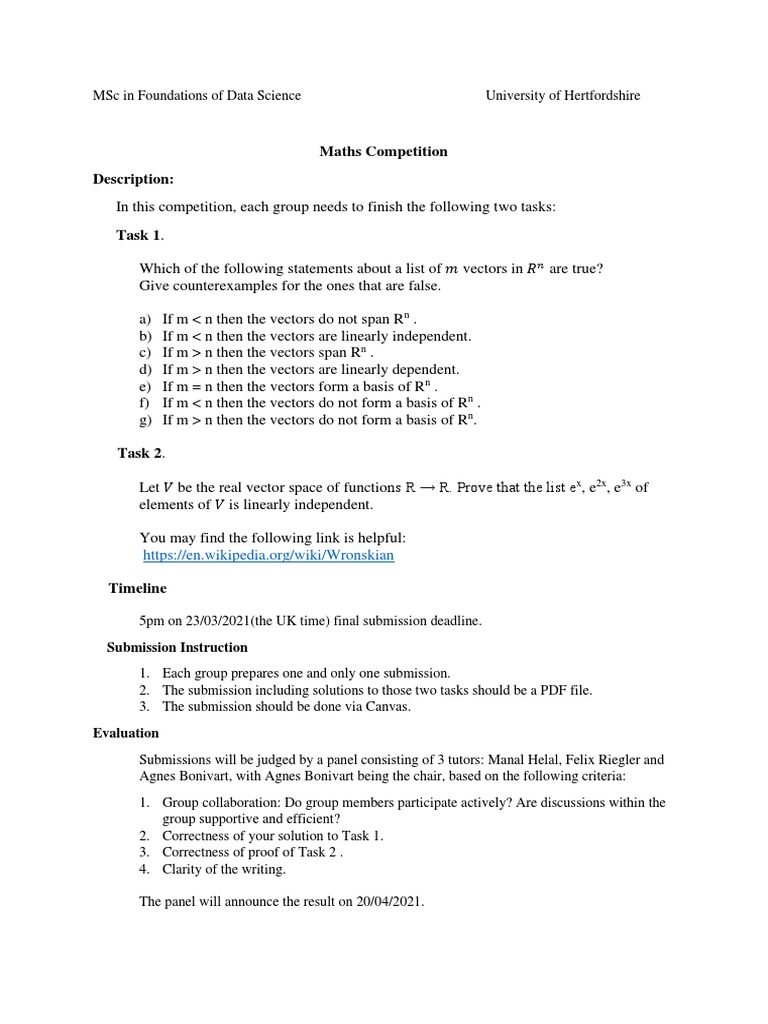 First Group Competition 2020 2021 SemeterB | PDF | Teaching Methods ...