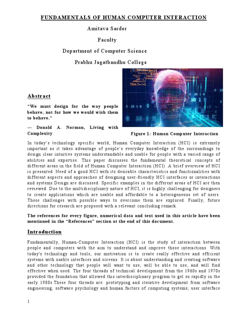 Fundamentals of Human Computer Interaction 2nd - 18.12.2019 | PDF ...