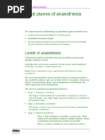 4 Stages of Anesthesia | PDF | Anesthesia | Medicine