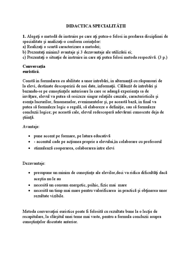 Metode Interactive de Predare | PDF