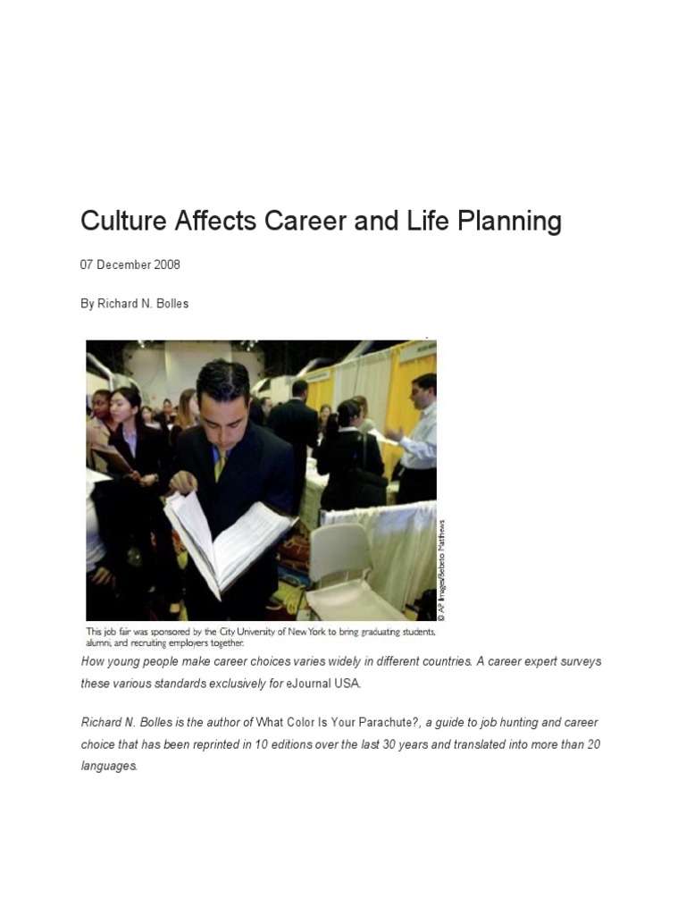 1 Culture Affects Career and Life Planning | PDF | Rituals