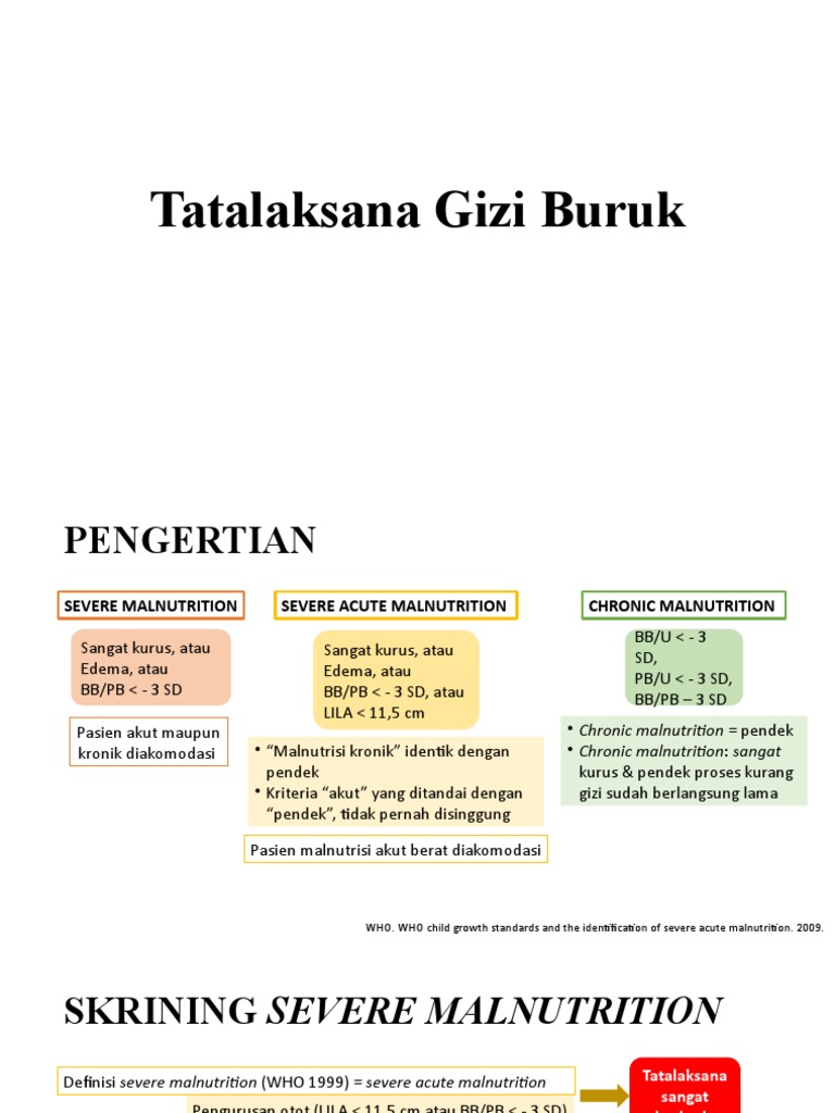 Tatalaksana Gizi Buruk | PDF