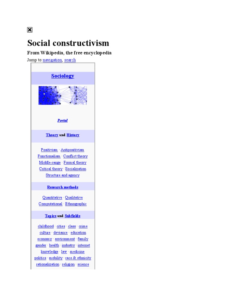 Social Constructivism | PDF | Constructivism (Philosophy Of Education ...