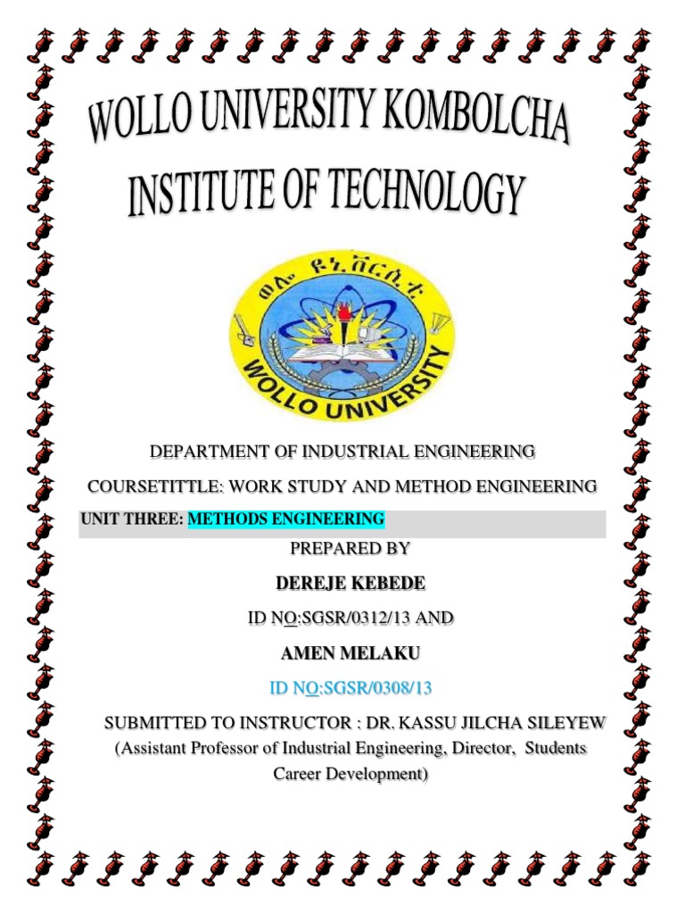Methods Engineering Final | PDF | Engineering | Design