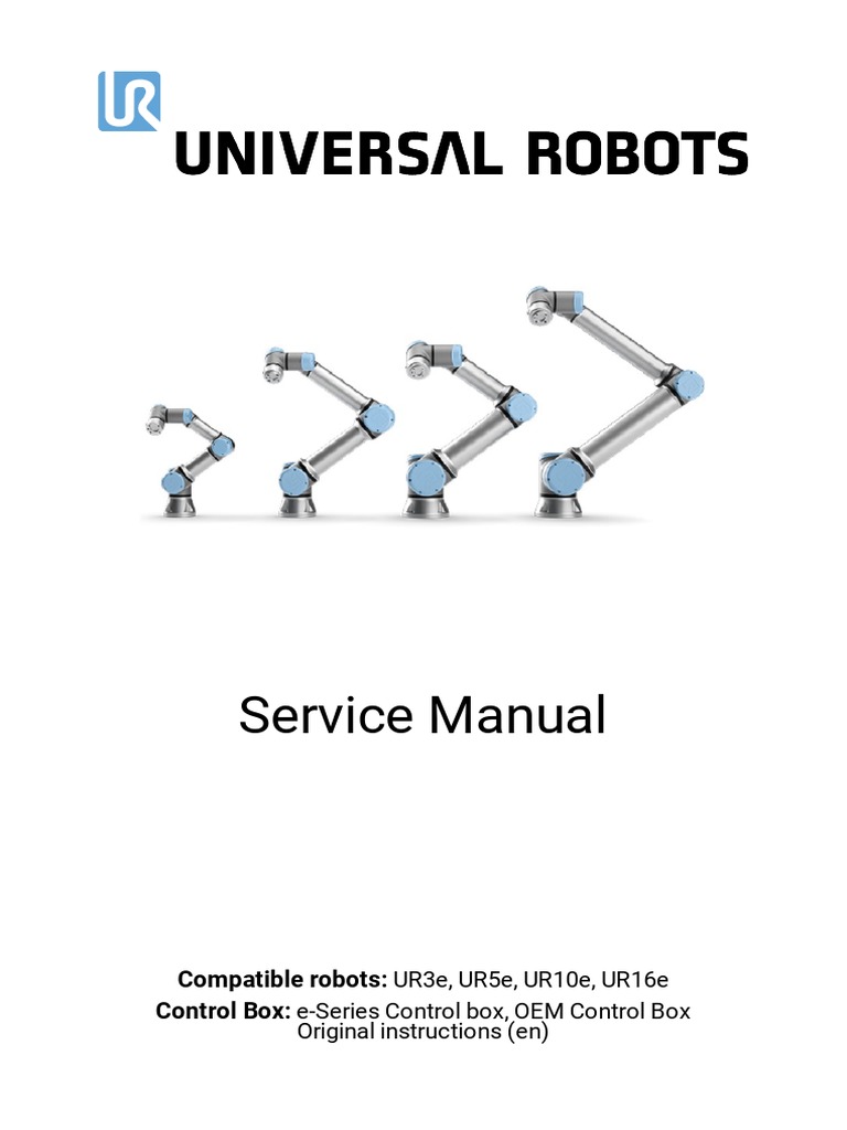 Service Manual: Compatible Robots: Control Box | PDF | Electrostatic ...