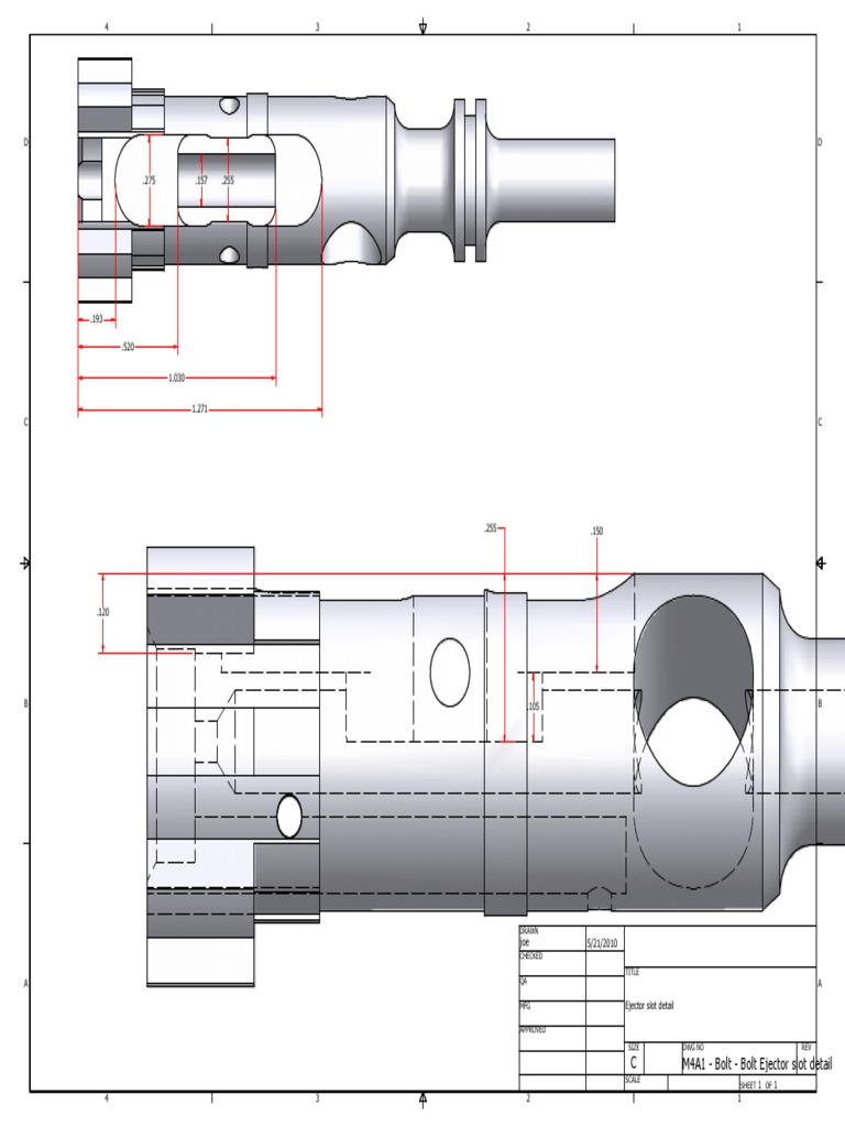 AR-15 Bolt Schematic Part 2 | PDF