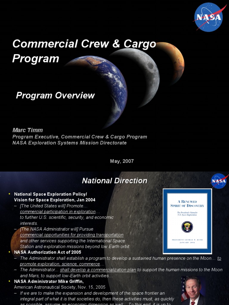 NASA Commercial Crew & Cargo Program | PDF | Private Spaceflight | Nasa