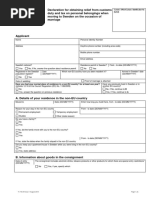 Mexico Customs Declaration Guidelines | PDF | Customs | Trade
