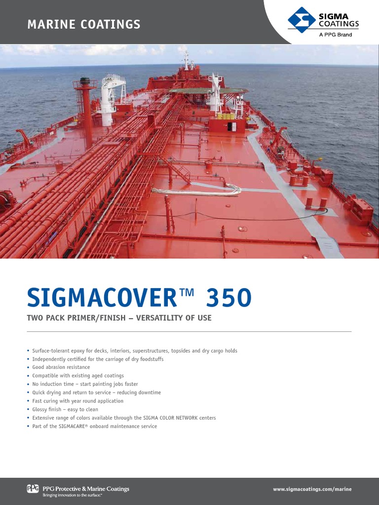 Sigma Marine Sigmacover 350 Product Leaflet A4 - 21sep2011 - en - LR ...