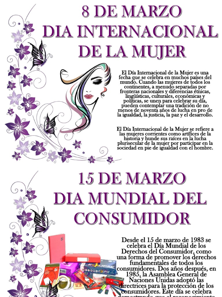 Efemérides de marzo para mural | PDF | Temporada de primavera) | México