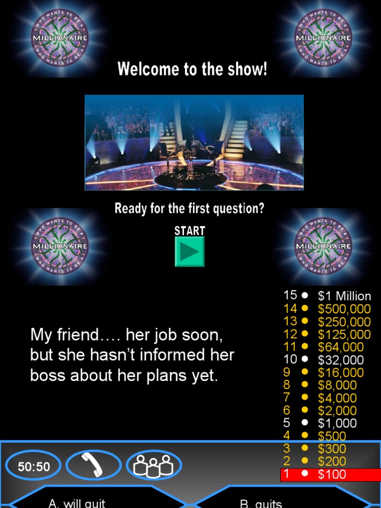 Who Wants To Be A Millionaire | PDF | Art | Lifestyle