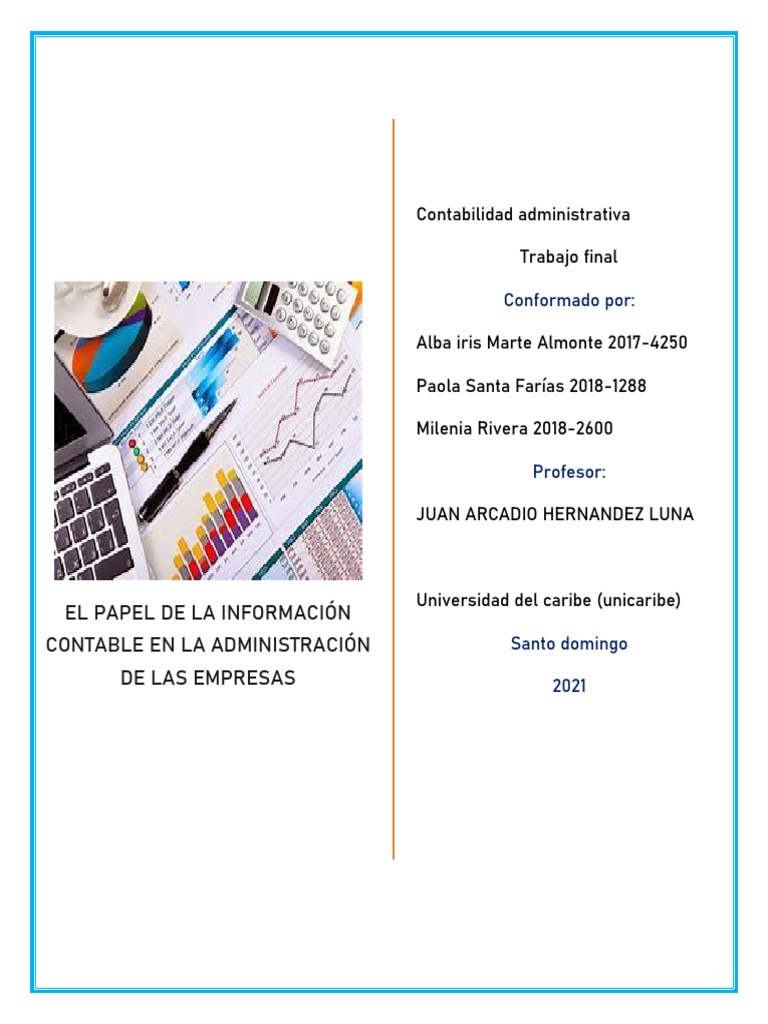 Marte Almonte-Alba Iris - Trabajo Final | PDF | Contabilidad ...