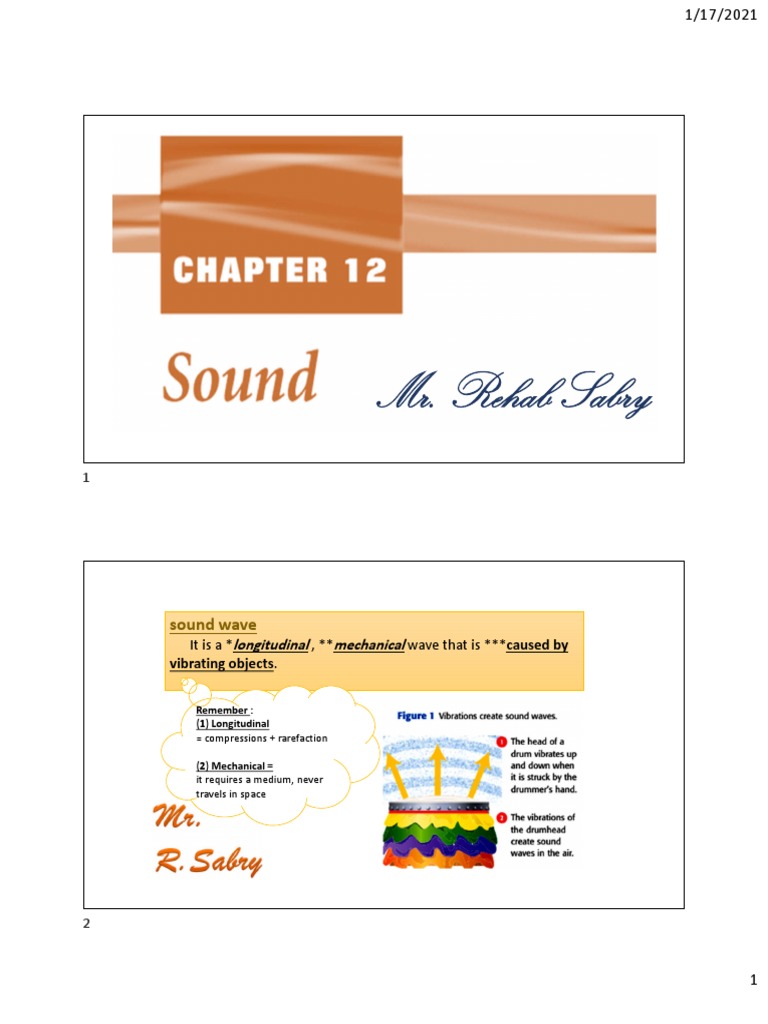 Mr. Rehab Sabry: Sound Wave | PDF