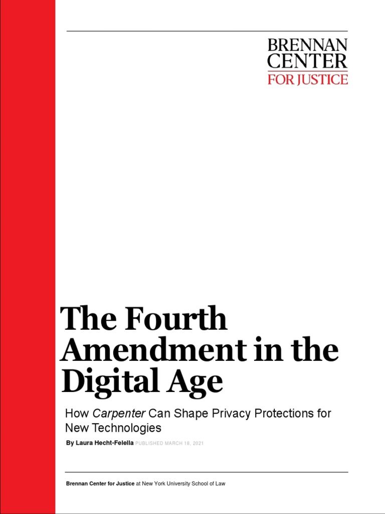 The Fourth Amendment in The Digital Age | PDF | Fourth Amendment To The ...