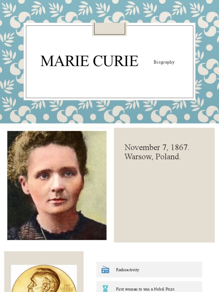 Marie Curie | PDF