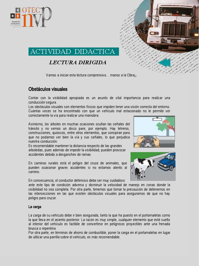 Lectura Comprensiva - Compressed | PDF | Camión | Vehículos