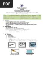 Lesson Plan TLE | PDF | Sewing | Sewing Machine