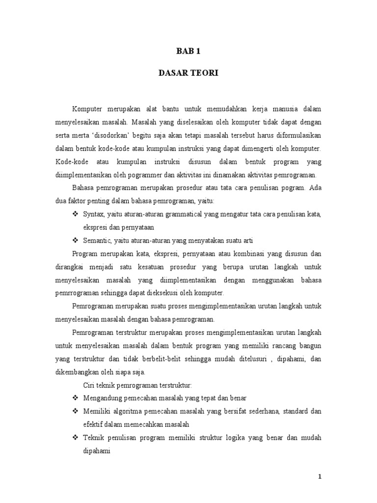 Simbol Jajar Genjang dalam Flowchart | PDF