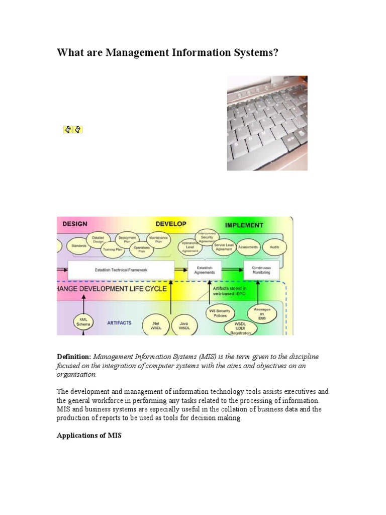 What Are Management Information Systems? | PDF | Management Information ...