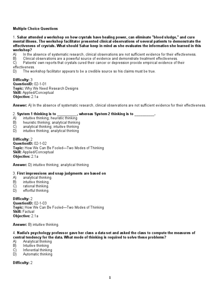 Chapter 02 | PDF | Self Report Study | Survey Methodology