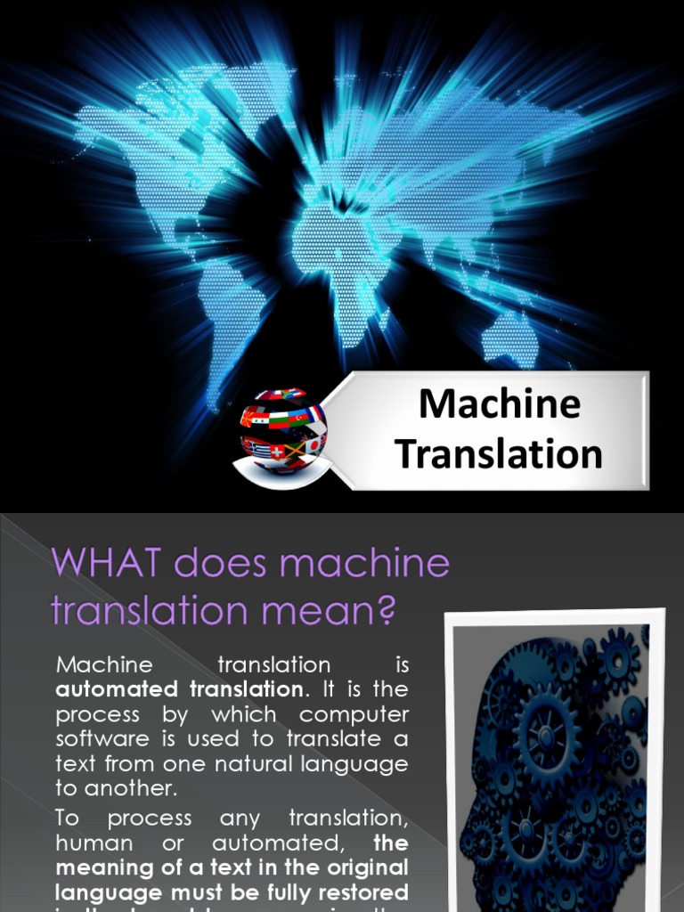 Machine Translation | PDF | Translations | Computing