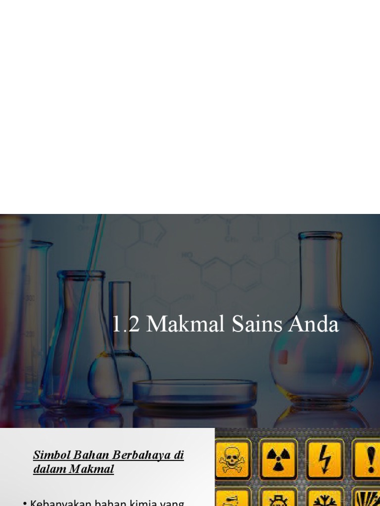 1.2 Makmal Sains (Simbol Bahan Berbahaya) | PDF