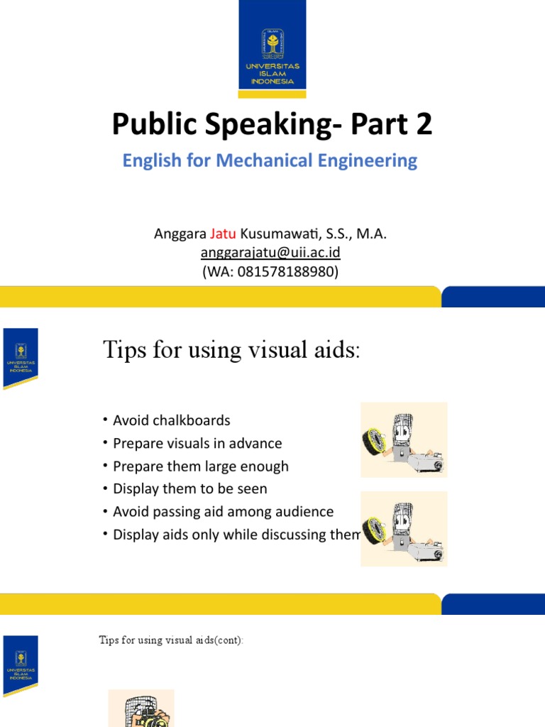 Public Speaking - Part 2 | PDF